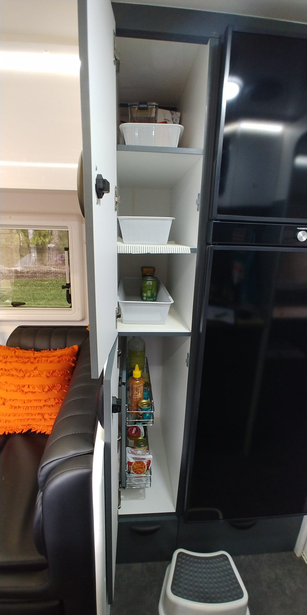 CaravanPantryBefore - Cabinet Storage Solutions